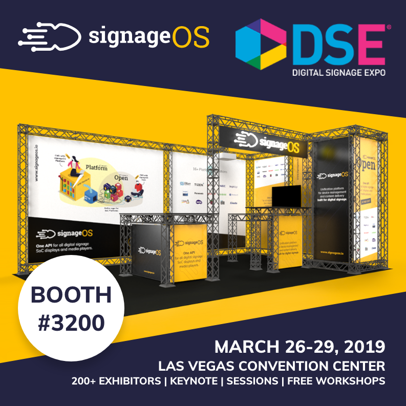 signageOS Open Presented at the Digital Signage Expo 2019 – News